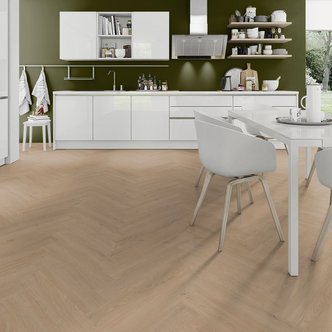 Lignum Core Sahara Oak Herringbone - Luxury Vinyl Tiles